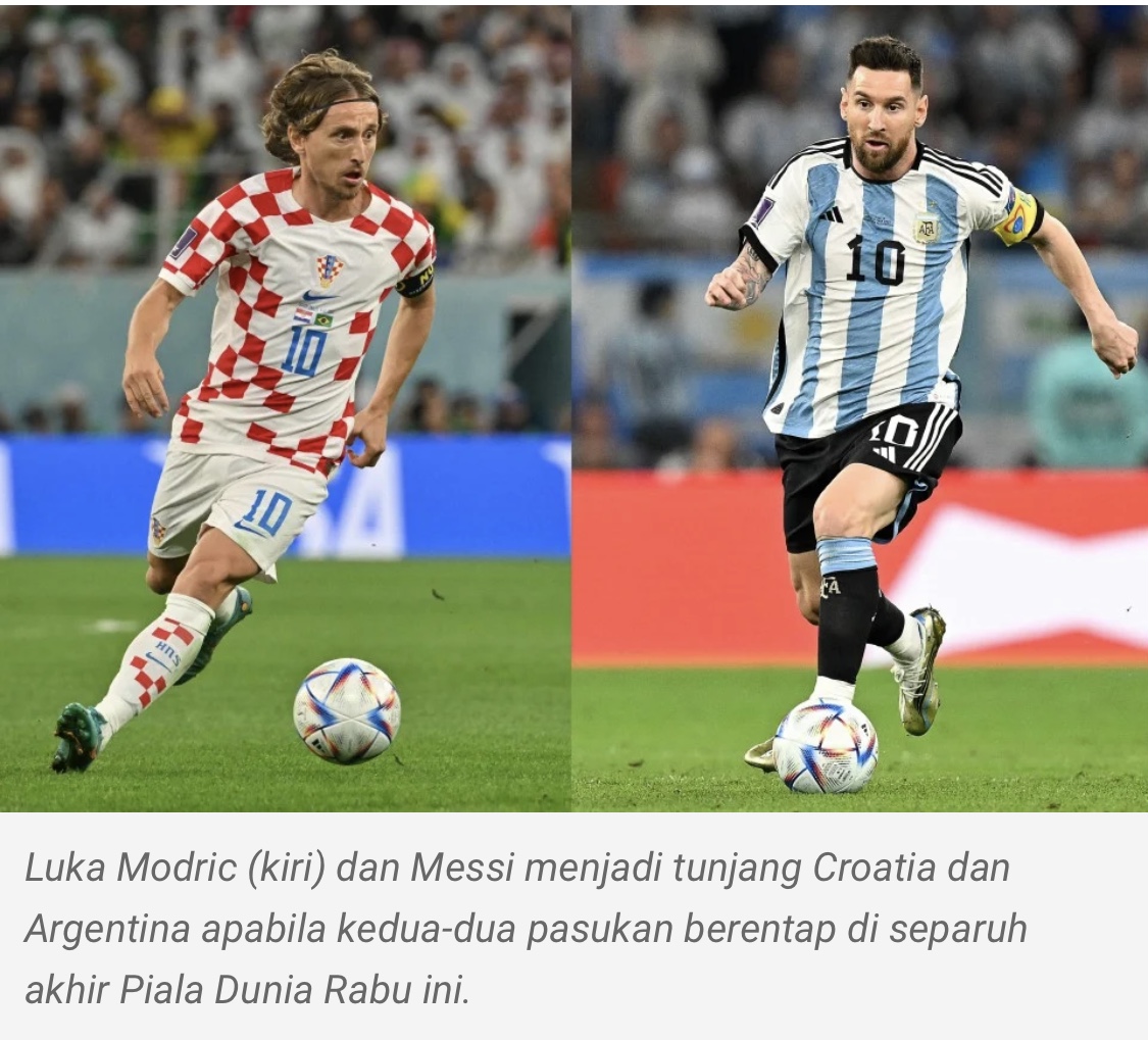 Perhitungan antara Modric dan Messi - UTUSAN SARAWAK