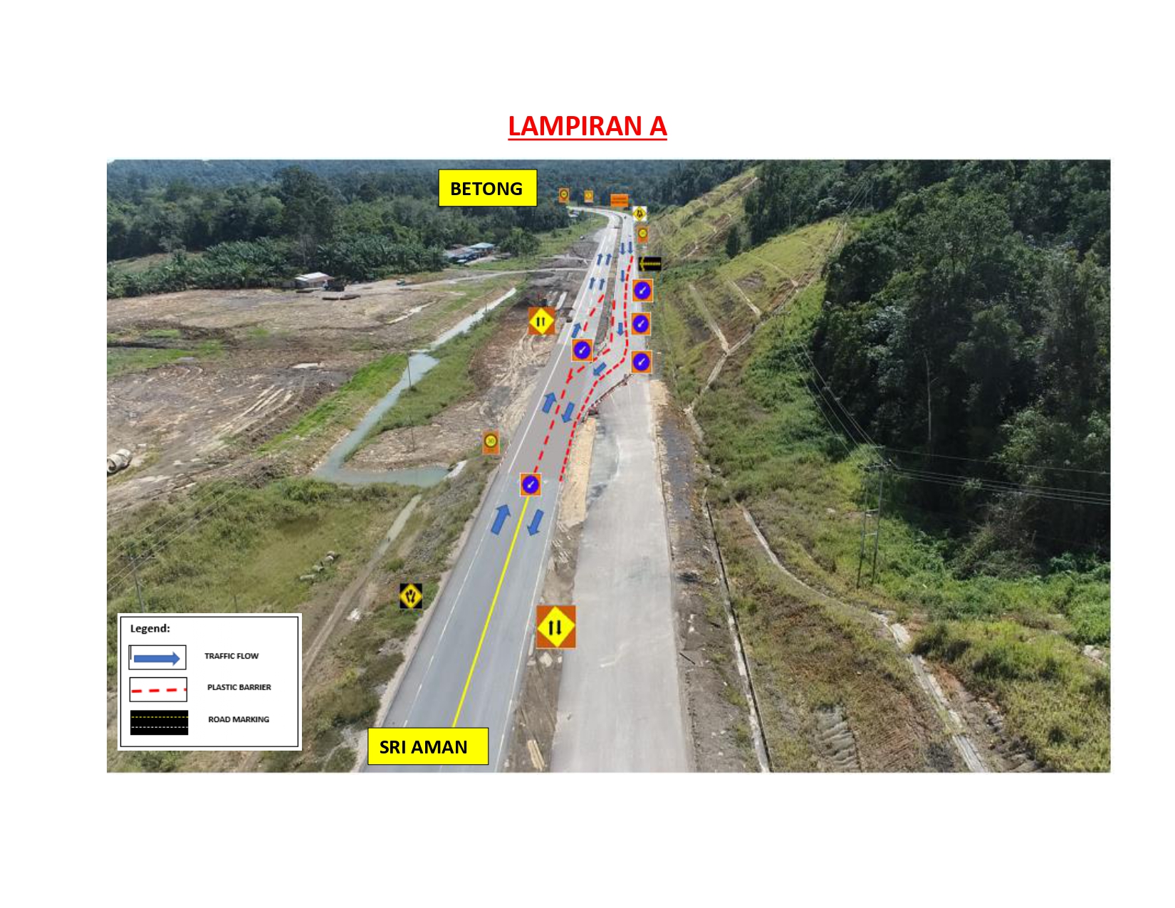 Jalan empat lorong dua hala WPC04 LPB dibuka kepada pengguna jalan raya ...