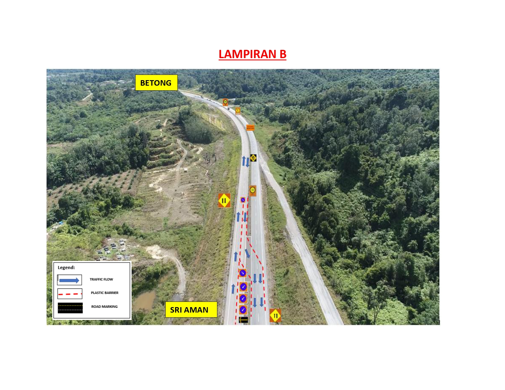 Jalan empat lorong dua hala WPC04 LPB dibuka kepada pengguna jalan raya ...