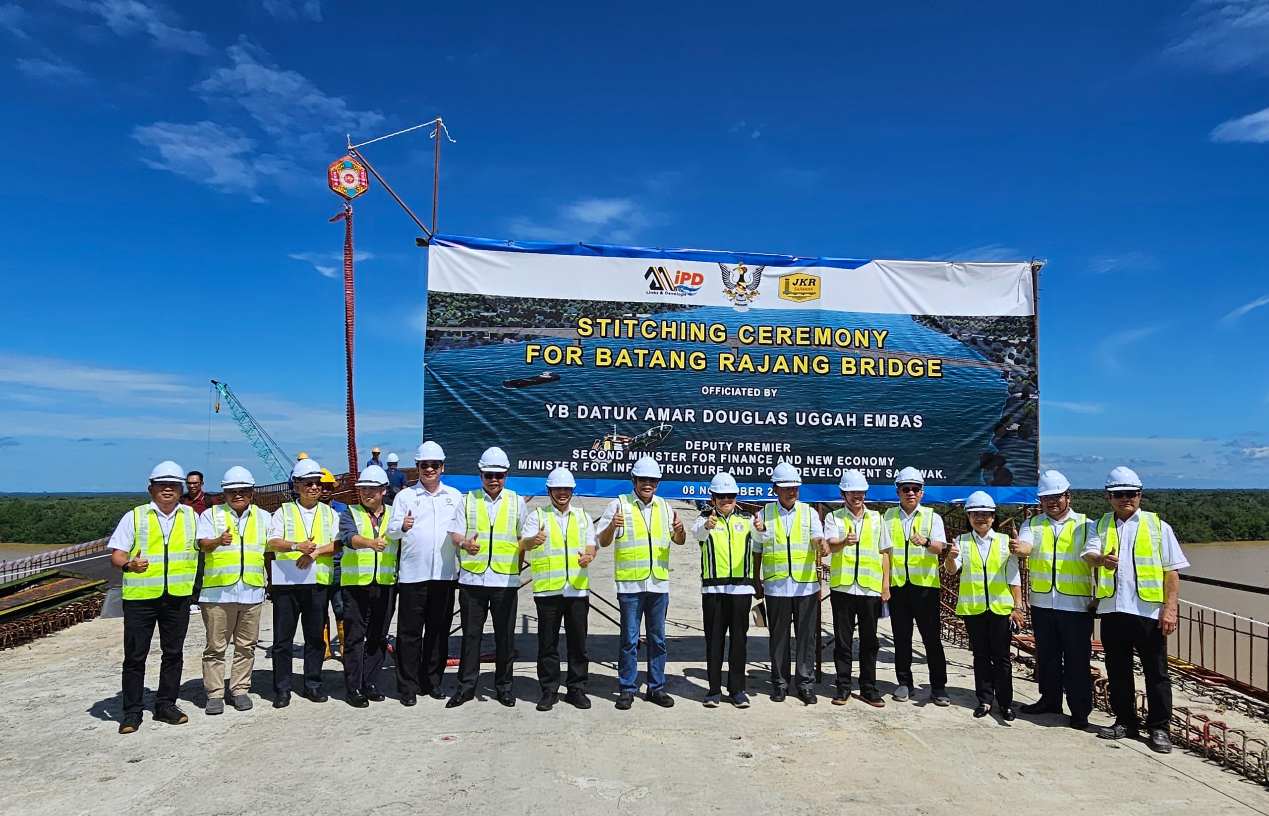 Projek Jambatan Batang Rajang, Jalan Pasi-Sibu/Tanjung Manis siap Mac ...