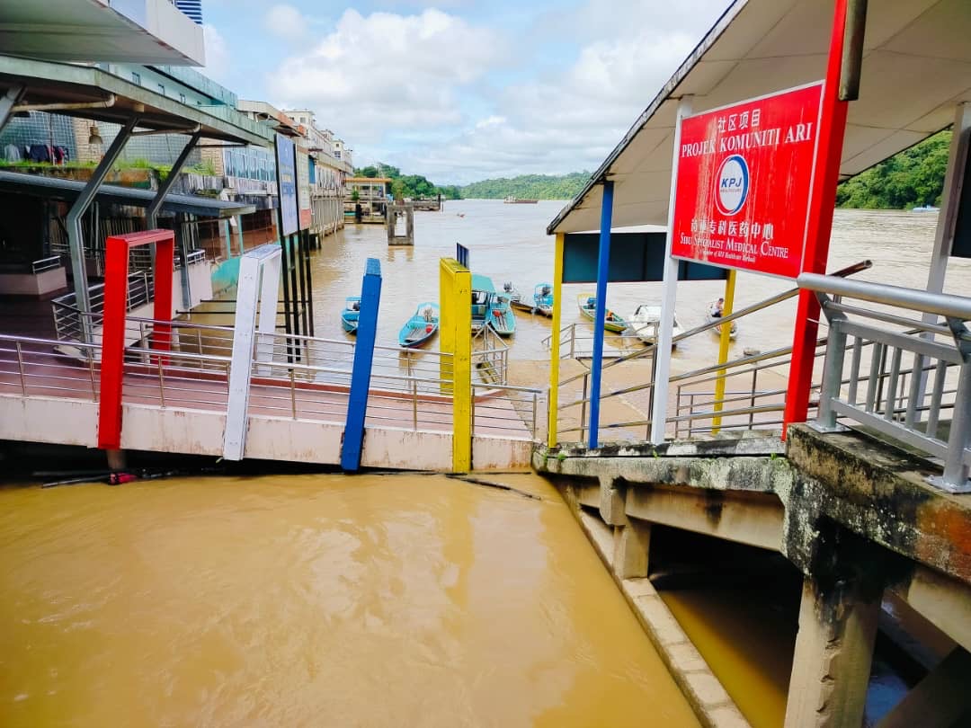 Hujan lebat naikkan paras air Sungai Rajang - UTUSAN SARAWAK