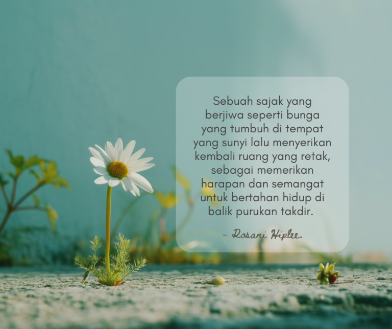 Tumbuh Bunga di Celahan Retak - UTUSAN SARAWAK