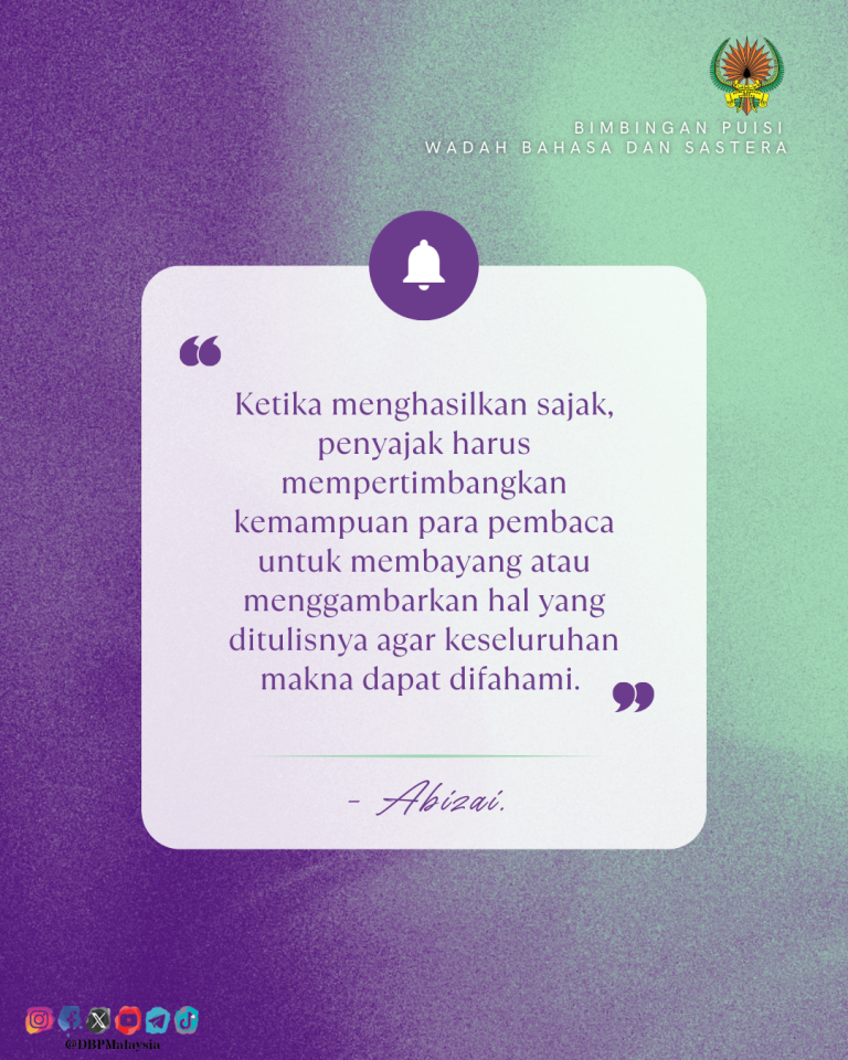 Memberikan Gambaran dan Pemahaman dalam Sajak - UTUSAN SARAWAK