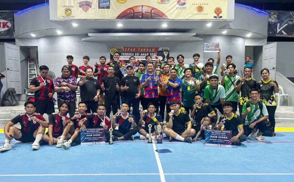 PEC Saratok juara Sepak Takraw Terbuka Sri Aman 2025 - UTUSAN SARAWAK