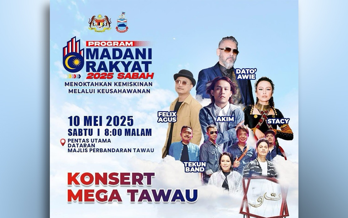 Konsert Mega PMR 2025 Sabah tampil barisan artis popular - UTUSAN SARAWAK