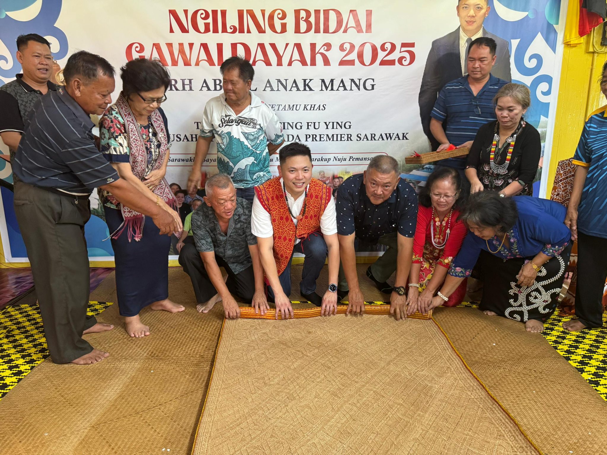 Ngiling Bidai Bawang Assan serlah perpaduan, warisan budaya Iban ...