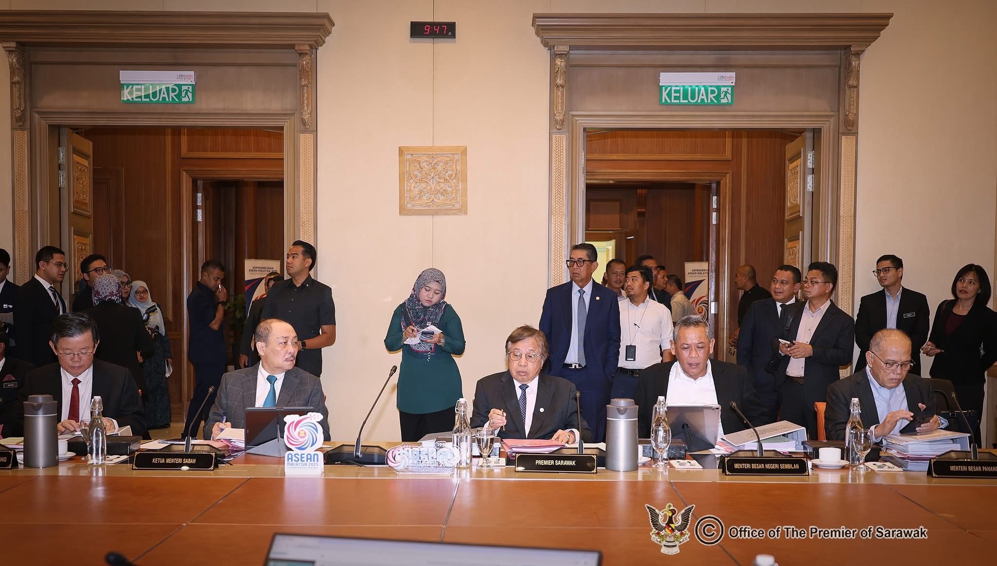 Premier Sarawak hadiri Mesyuarat Menteri Besar dan Ketua Menteri ke-146 ...