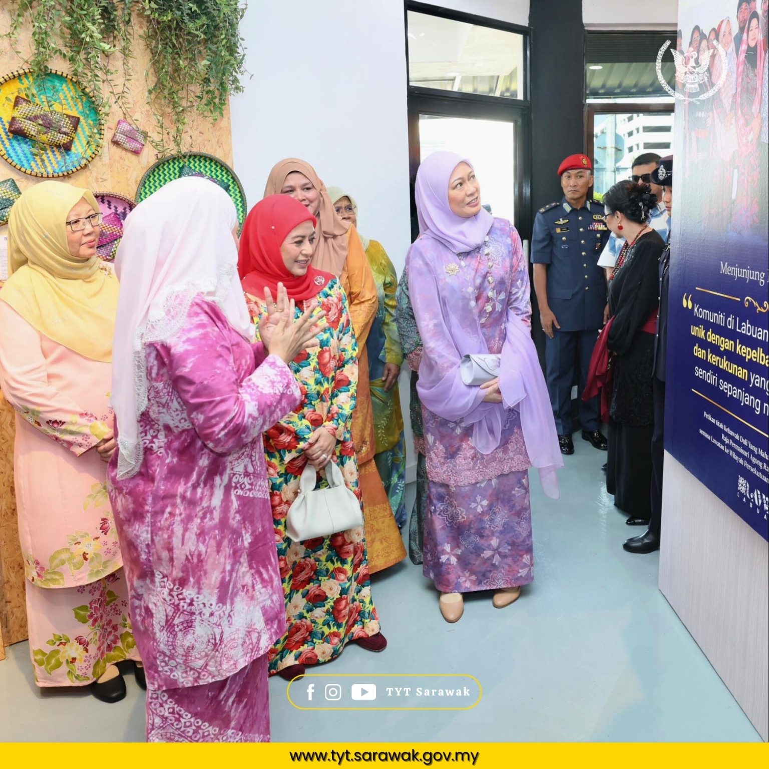 Toh Puan Fauziah, Raja Permaisuri Agong hadir Majlis Perasmian Galeri ...