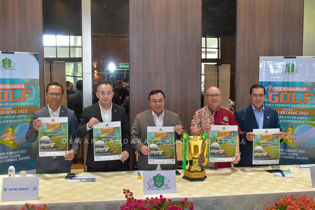 250 sertai kejohanan Golf Piala Datuk Bandar sempena Pesta Kuching 2025 ...