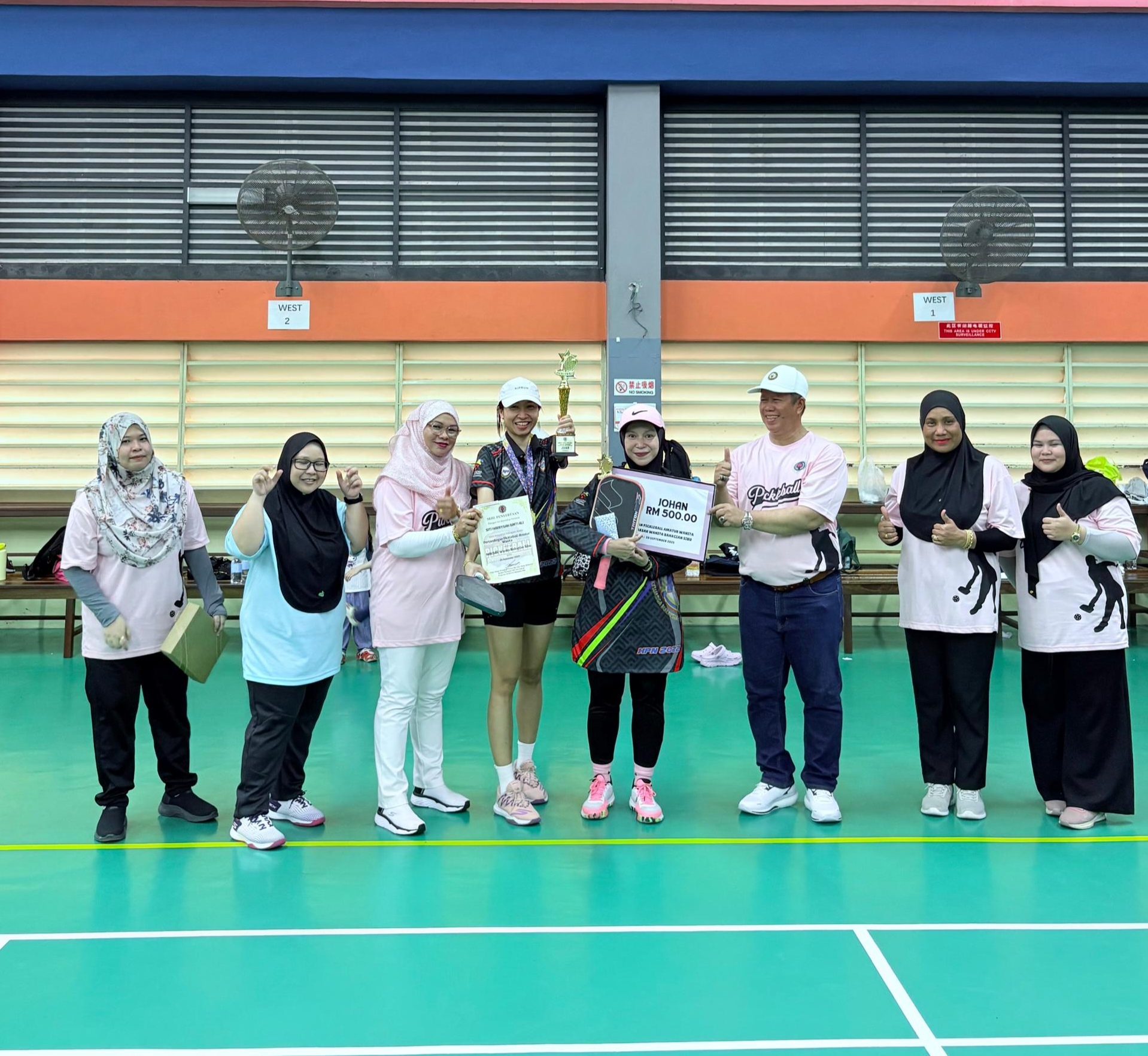 JPN Sibu juara Pickleball Amatur Wanita MAKSAK Sibu 2025 - UTUSAN SARAWAK