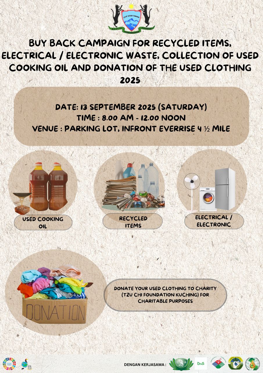 Recycling Buy-Back Campaign to be held in Padawan - UTUSAN SARAWAK