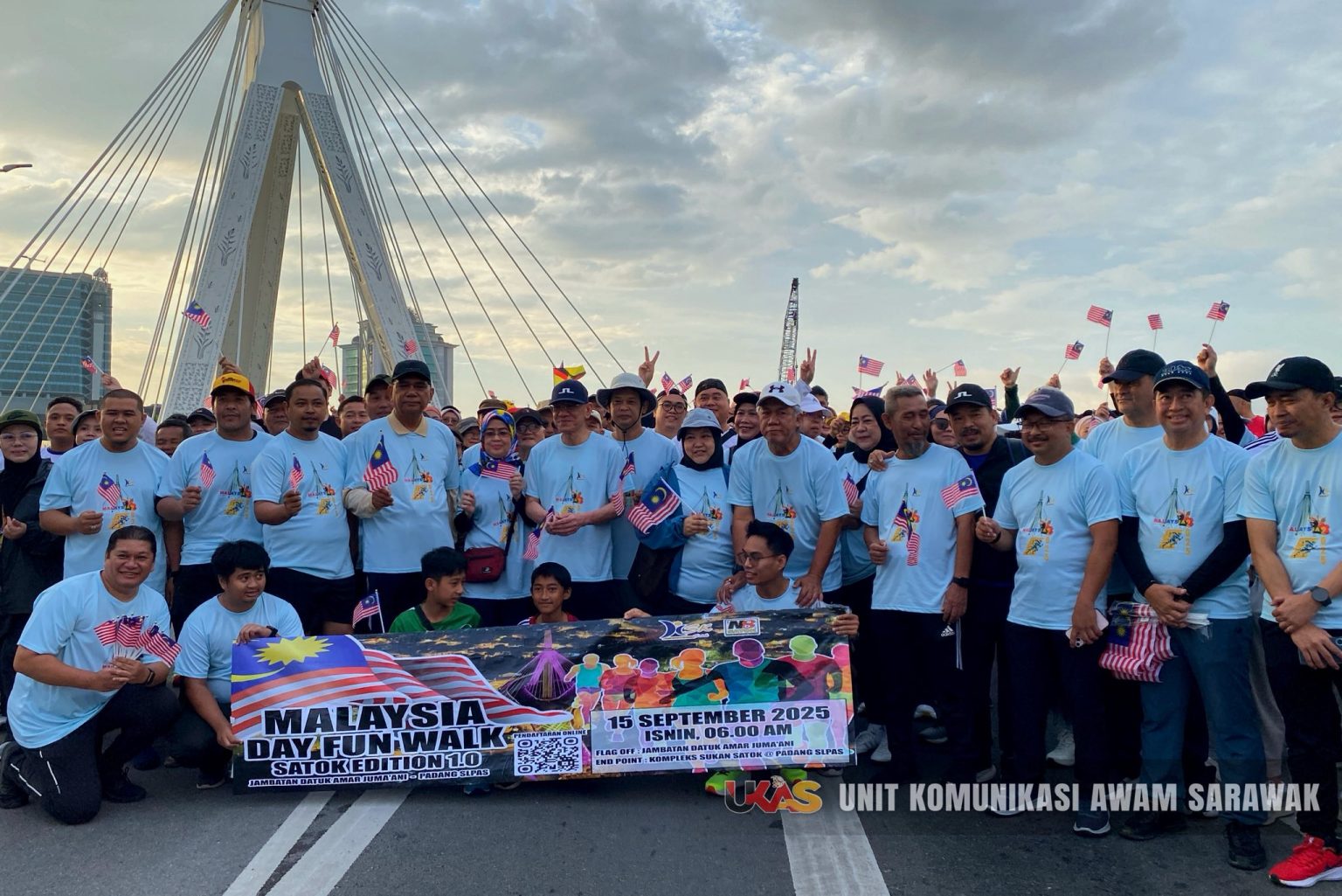 Larian Santai Hari Malaysia Satok Edisi 1.0 semarakkan jiwa patriotik komuniti - UTUSAN SARAWAK