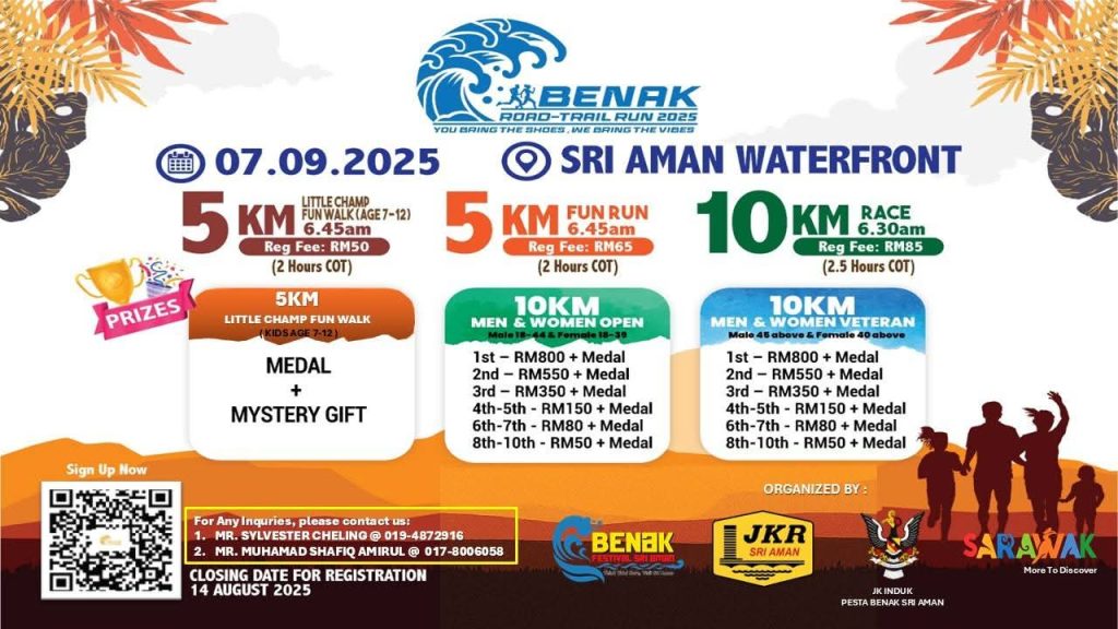 Larian Benak 2025 buka tirai Pesta Benak Sri Aman tahun ini - UTUSAN ...