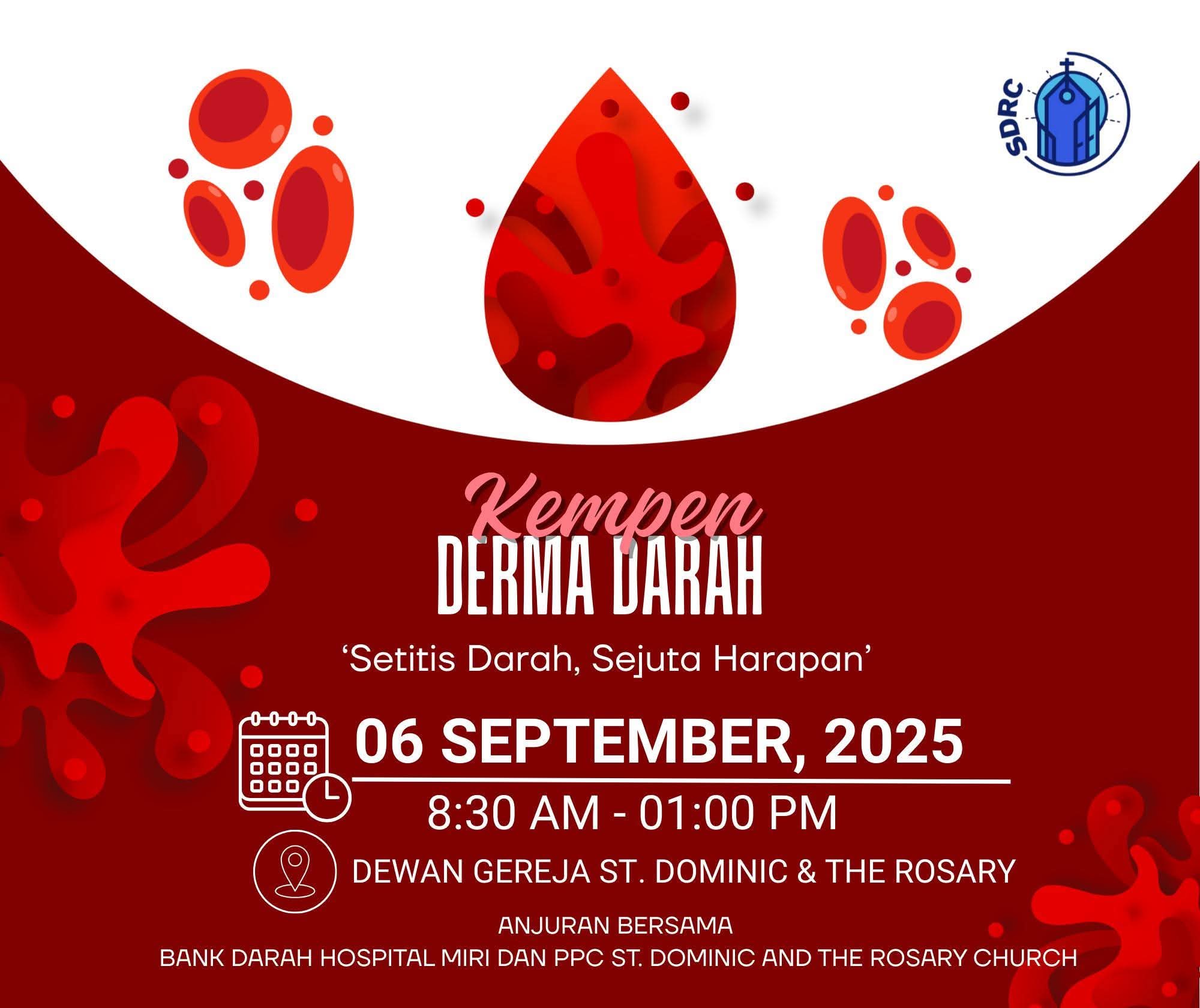 Dua lokasi, satu misi: Kempen Derma Darah anjuran Hospital Miri dan ...