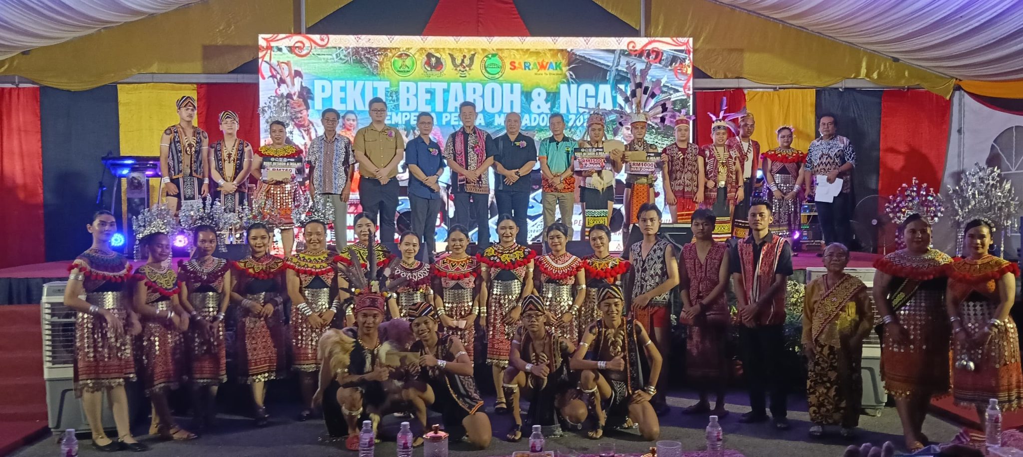 Pertandingan betaboh dan ngajat Pesta Meradong 2025 perkukuh perpaduan ...