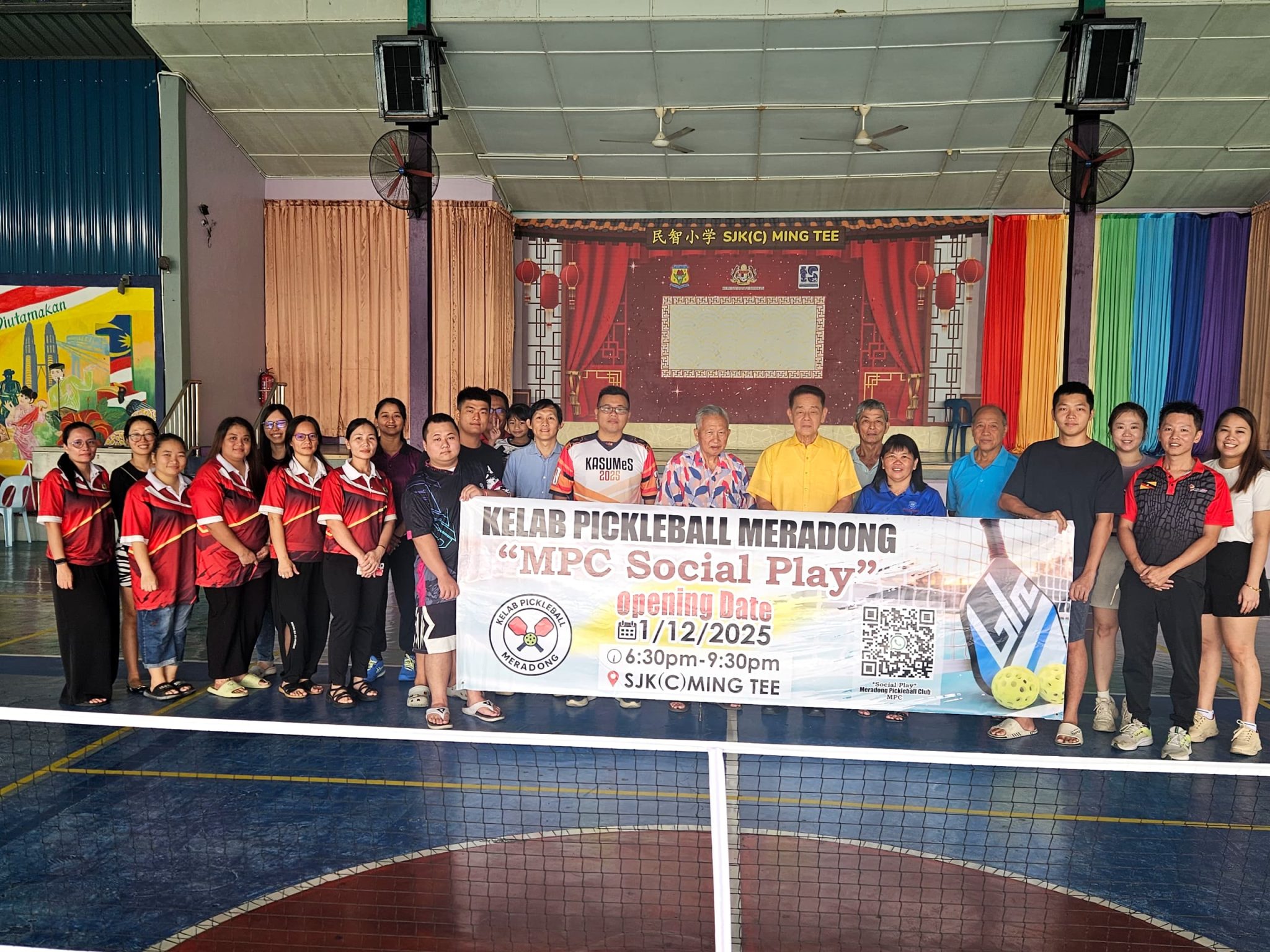 Gelanggang pickleball baharu bangkitkan semangat sukan di Meradong ...