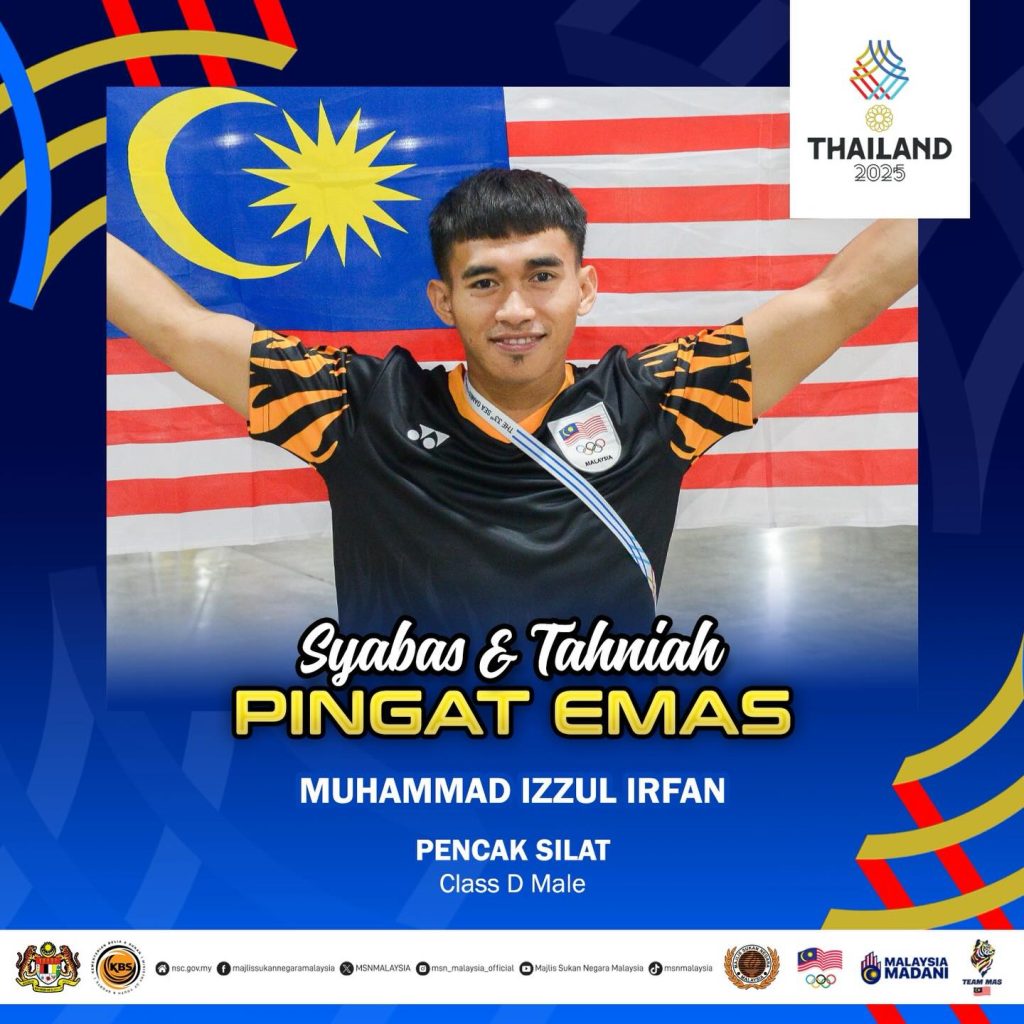 Sukan SEA 2025: Muhammad Izzul sah pertahan emas selepas tiga jam menunggu - UTUSAN SARAWAK
