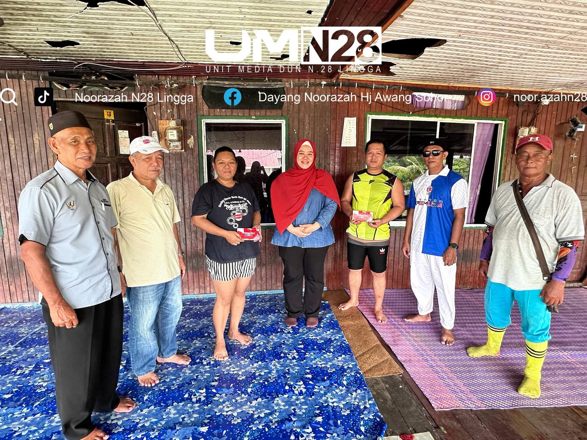 ADUN Lingga ziarah mangsa kebakaran Kampung Tanjung Baru Maludam ...